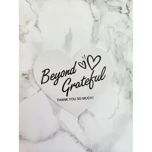 Unbranded | Office | 6 Assorted Heartshaped Thank You Cards | Poshmark